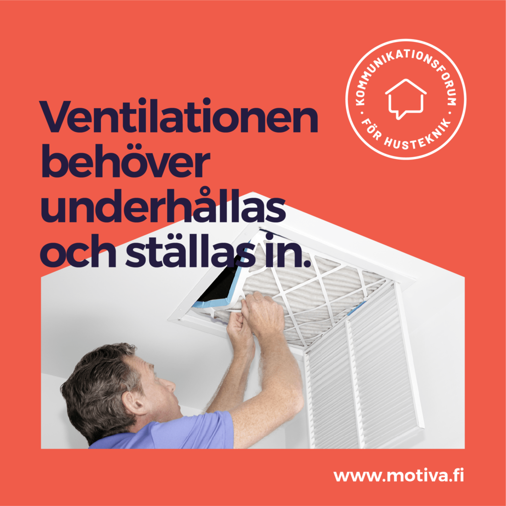 Boende är behagligt när ventilationen fungerar – VVS Föreningen i Finland